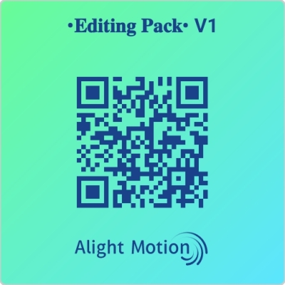 Alight motion, QR C0DE of PACK V1 & PACK V2 | Soka | Files.fm.